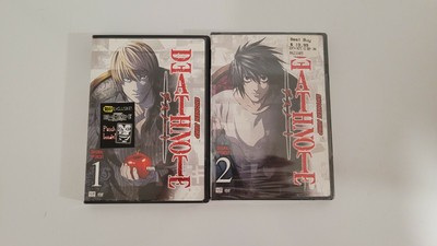 Death Note - Vol. 1 & 2 (DVD, 2007, Uncut) w/ limited edition patch ...