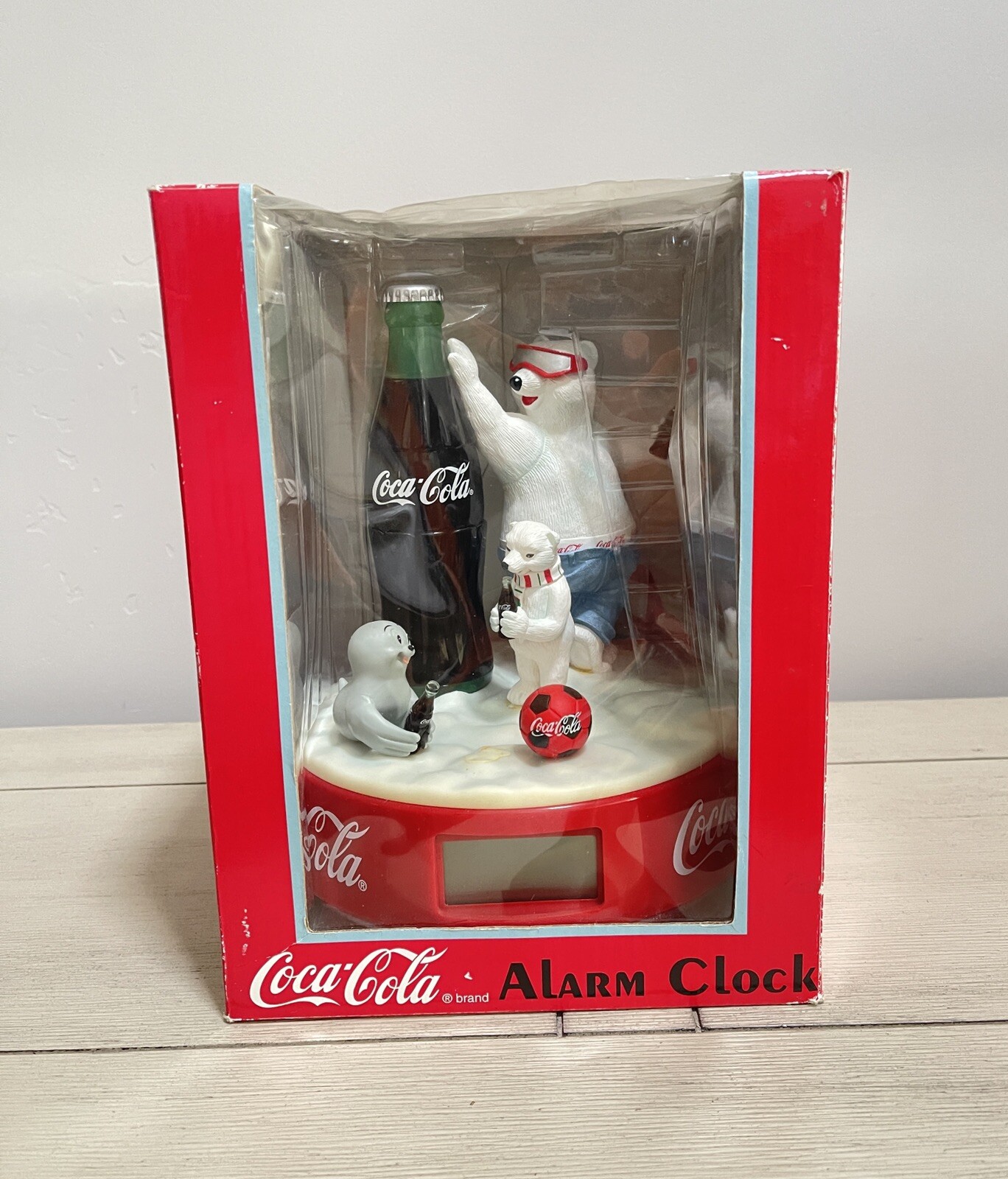 Coca Cola Alarm Clock With Polar Bears And Seal Clock And Alam Tried ...