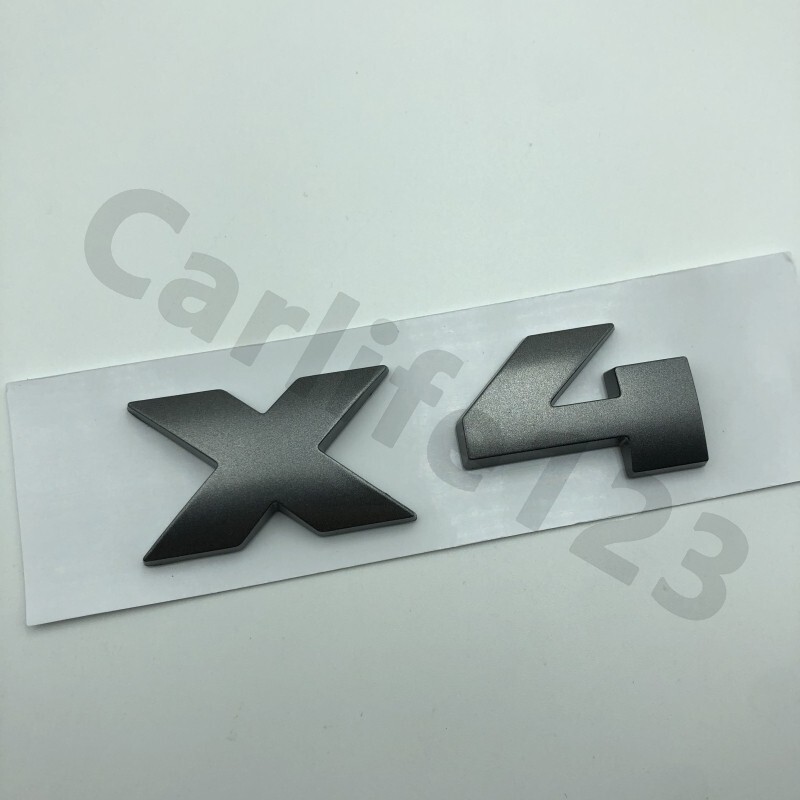 For BMW Gray X1 X2 X3 X4 X5 X6 X7 M35i M40i M50i M40d M50d Car Rear ...