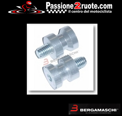 coppia Nottolini perni cavalletto per forchette moto allumninio rear ...