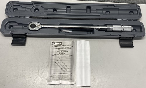 Proto 1/2" Drive Micrometer Torque Wrench J6016C | eBay