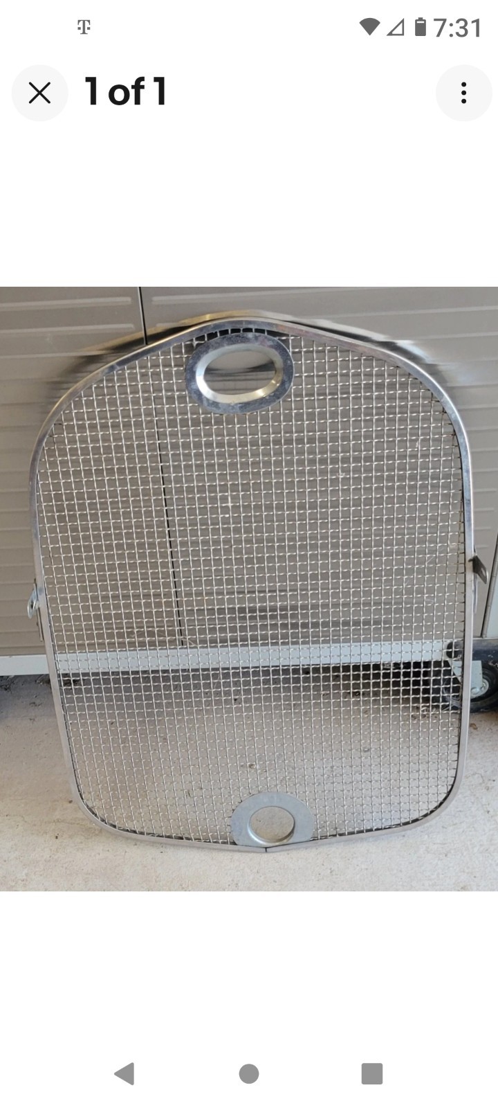 Speedway Motors Ford Model A 1930 Polished Stainless Steel Radiator ...