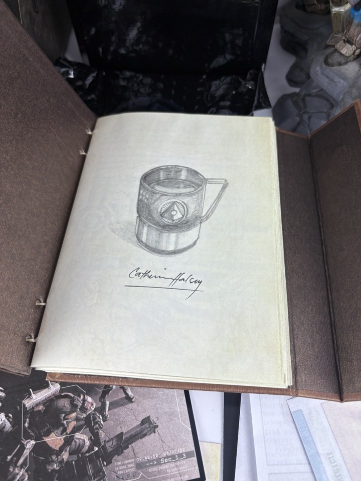 Halo Reach Legendary Edition Xbox 360 Box,statue,journal,game + Extras ...