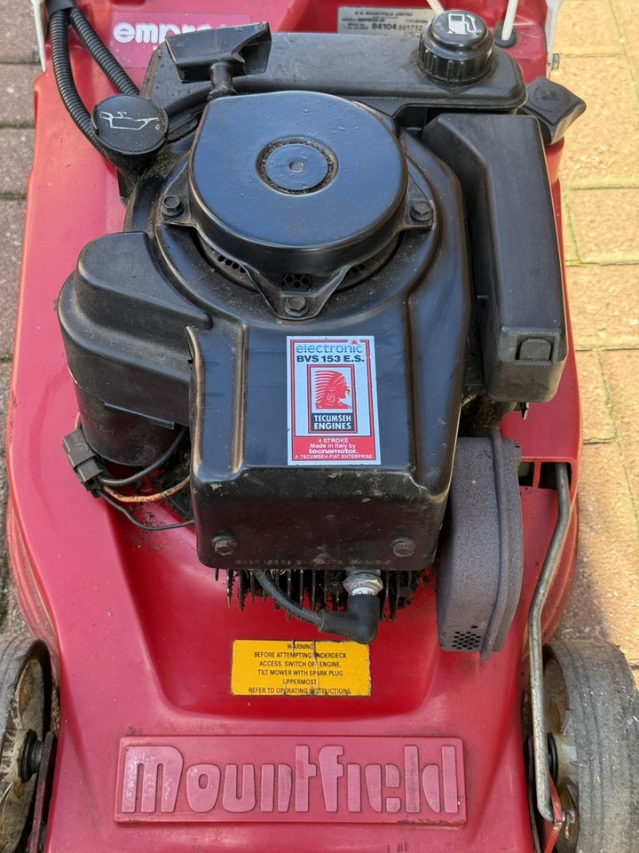 Vintage Mountfield Empress 16 Petrol Lawnmower (Starts And Runs) | eBay UK