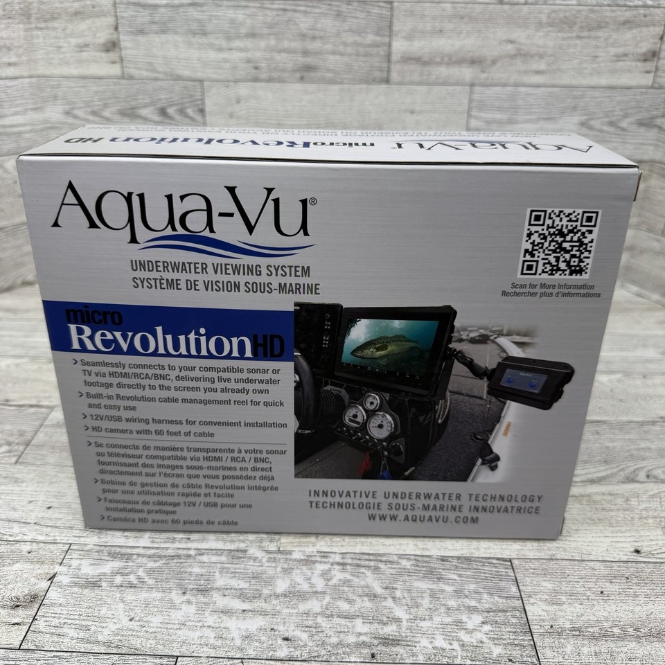Aqua-Vu Micro Revolution HD Underwater Camera–HDMI & RCA Compatible ...
