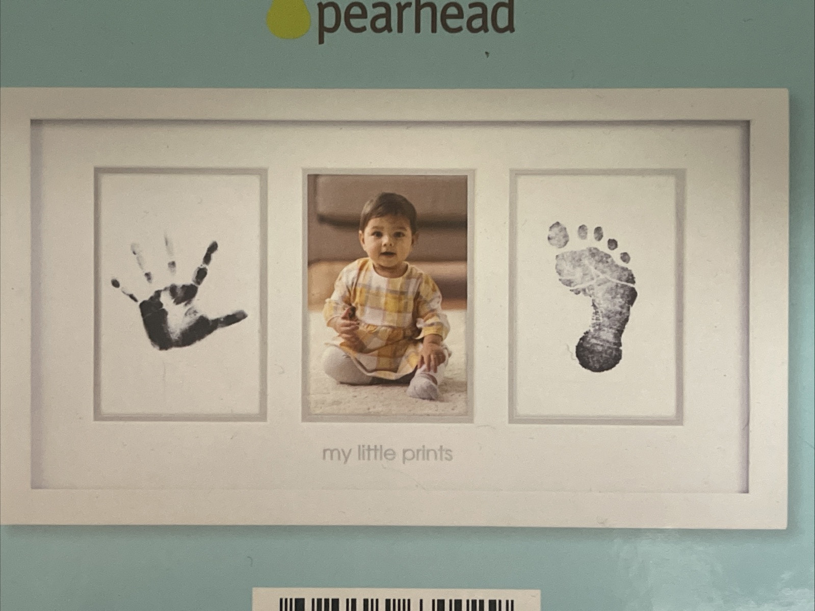 Pearhead Babyprints Newborn Baby Handprint and Footprint Photo Frame ...