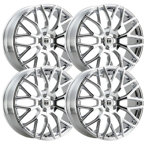 (Set-4) Touren TR76 18x8 5x108 35mm Chrome Wheels Rims 18 Inch | eBay