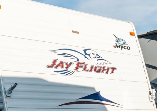 Jay Flight RV TRAILER DECALS Sticker Emblem Swoosh Set Kit Jayco w ...