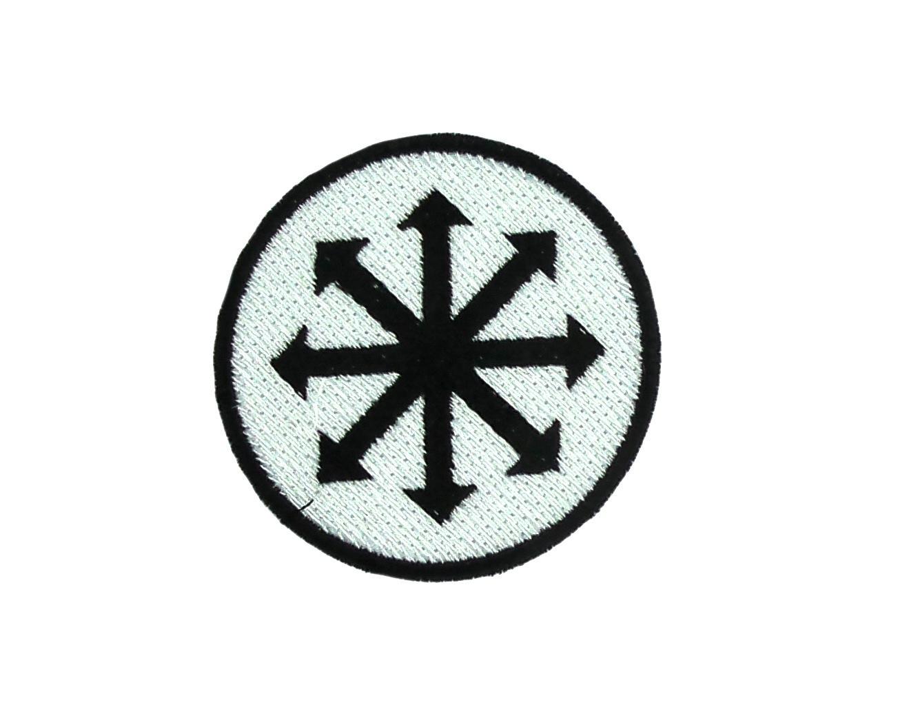 Patch Embroidered Applied Thermoadhesive Chaos Symbol Star Chaosphere ...