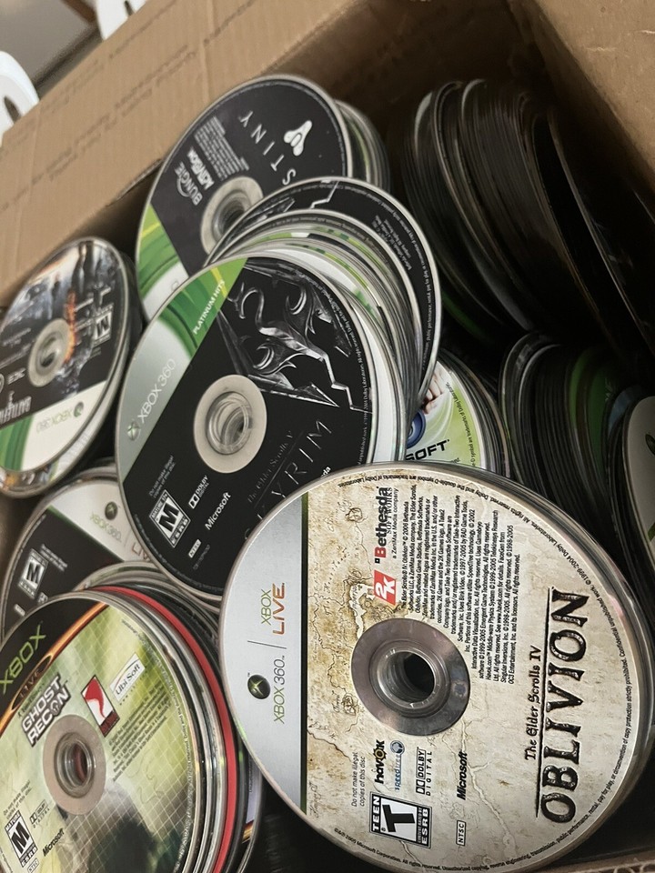 Video Game Lot disc only Lot Of 100 Discs Video Games Wii Ps2 Games ...