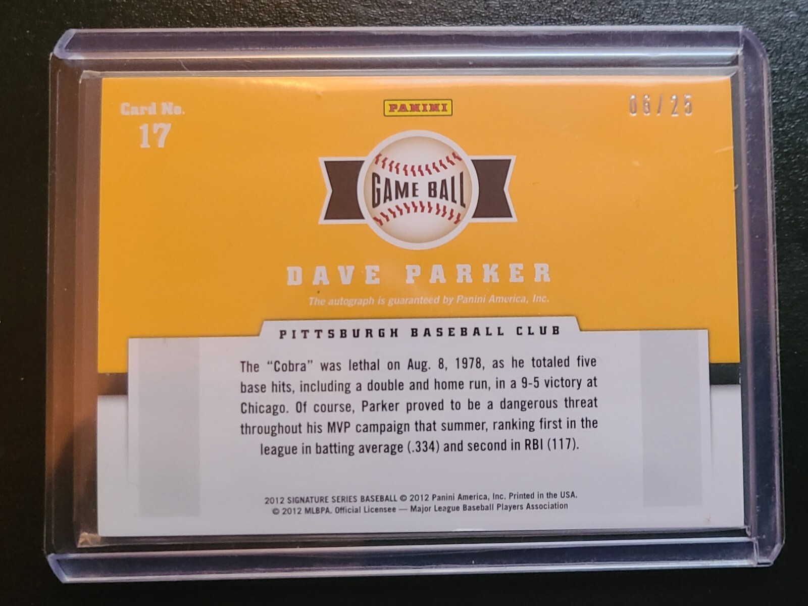 Panini Signature Series Card Lot | eBay