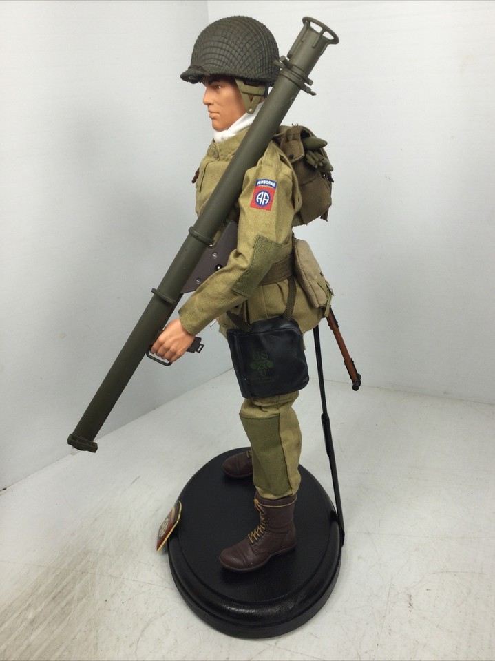 1/6 CUSTOMIZED HASBRO GI JOE WW2 US 82ND AIRBORNE PARATROOPER NORMANDY ...