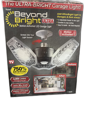 BEYOND BRIGHT 7.5 in. x 4.25 in. 6000 Lumens Single Pole Occupancy LED ...