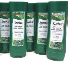 2 Suave Men Revitalizing Shampoo Conditioner Tea Tree & Hemp Seed Oil ...