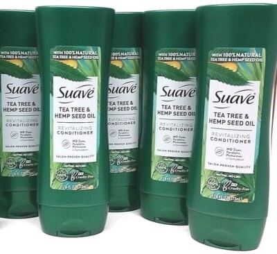 ( LOT 5 ) Suave Tea Tree & Hemp Seed Oil Revitalizing Conditioner 12.6 ...