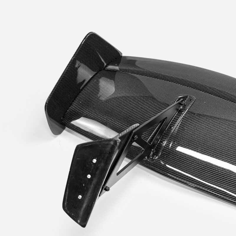 For Honda Civic Hatchback FL5 Rear GT Spoiler Wing Diffusers Lip Carbon ...