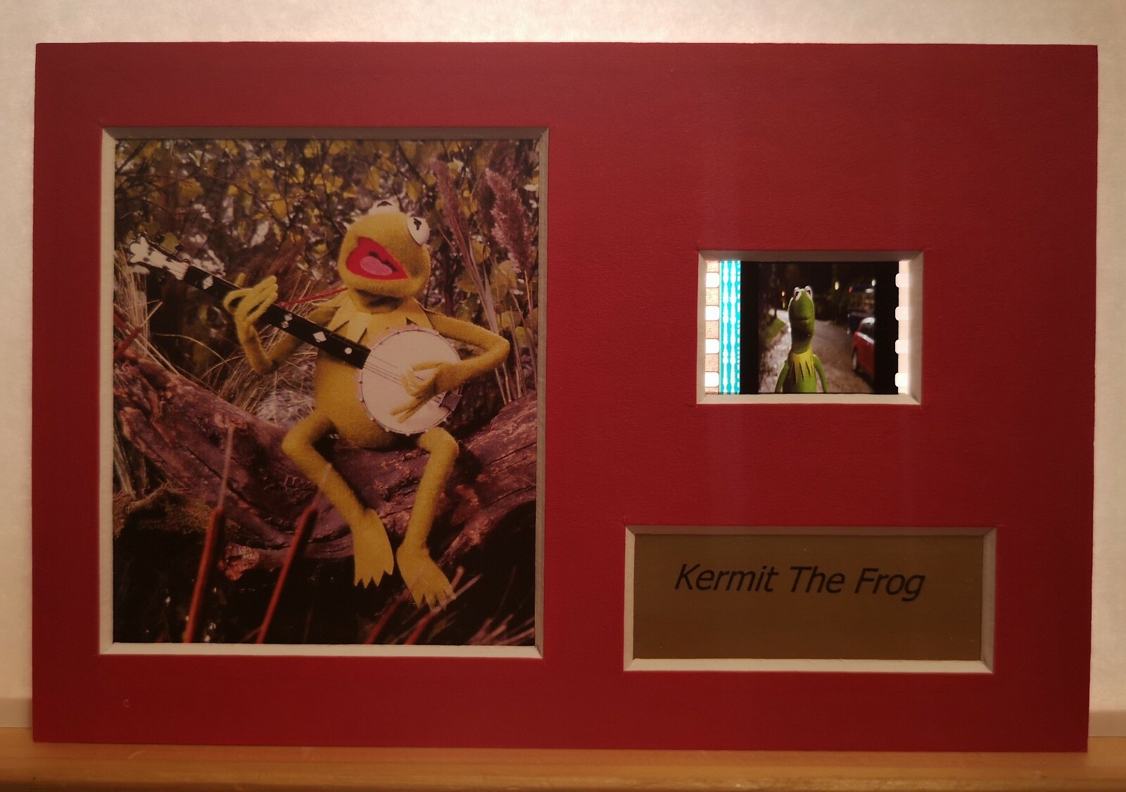 Kermit The Frog 6" x 4" Genuine 35mm Film Cell Display Framed/Unframed ...