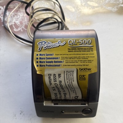 Brother QL-500 Thermal Laser Label Printer | eBay