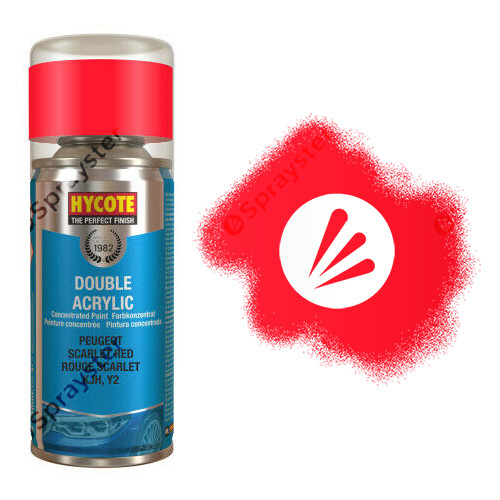 Hycote PEUGEOT Scarlet Red Spray Paint Auto Enviro Can XDPG708 | eBay