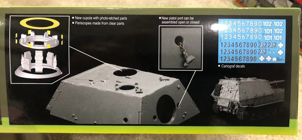 1/35 German Sd.Kfz.184 ELEFANT upgraded kit -- Dragon #6311 (Scratch ...