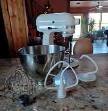 White KitchenAid KSM90 300W Ultra Power Stand Mixer for sale online | eBay