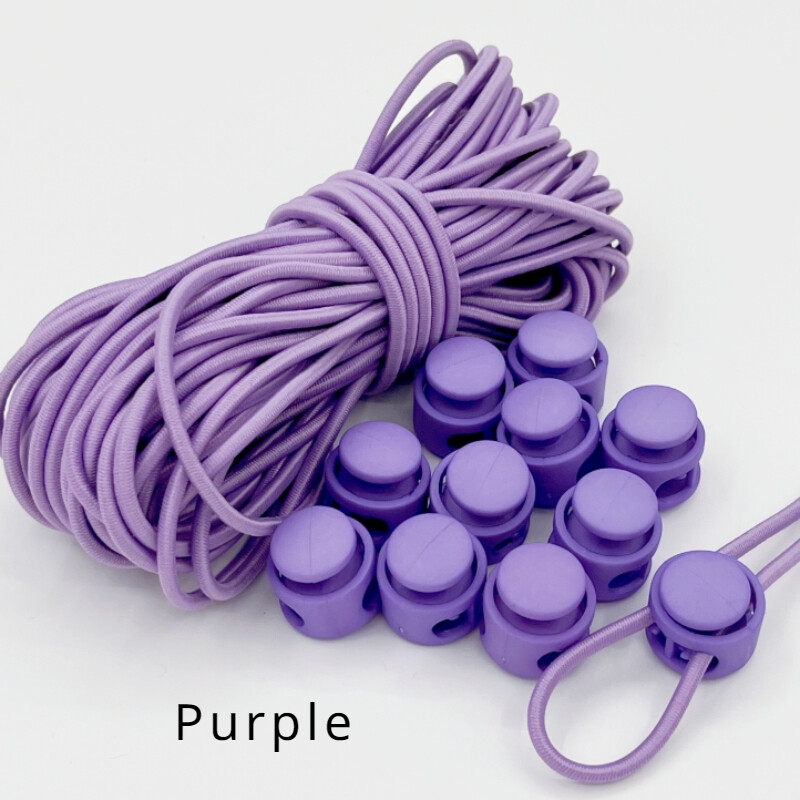 Spring Cord Lock End Stopper Fastener Adjustment Elastic Band ...