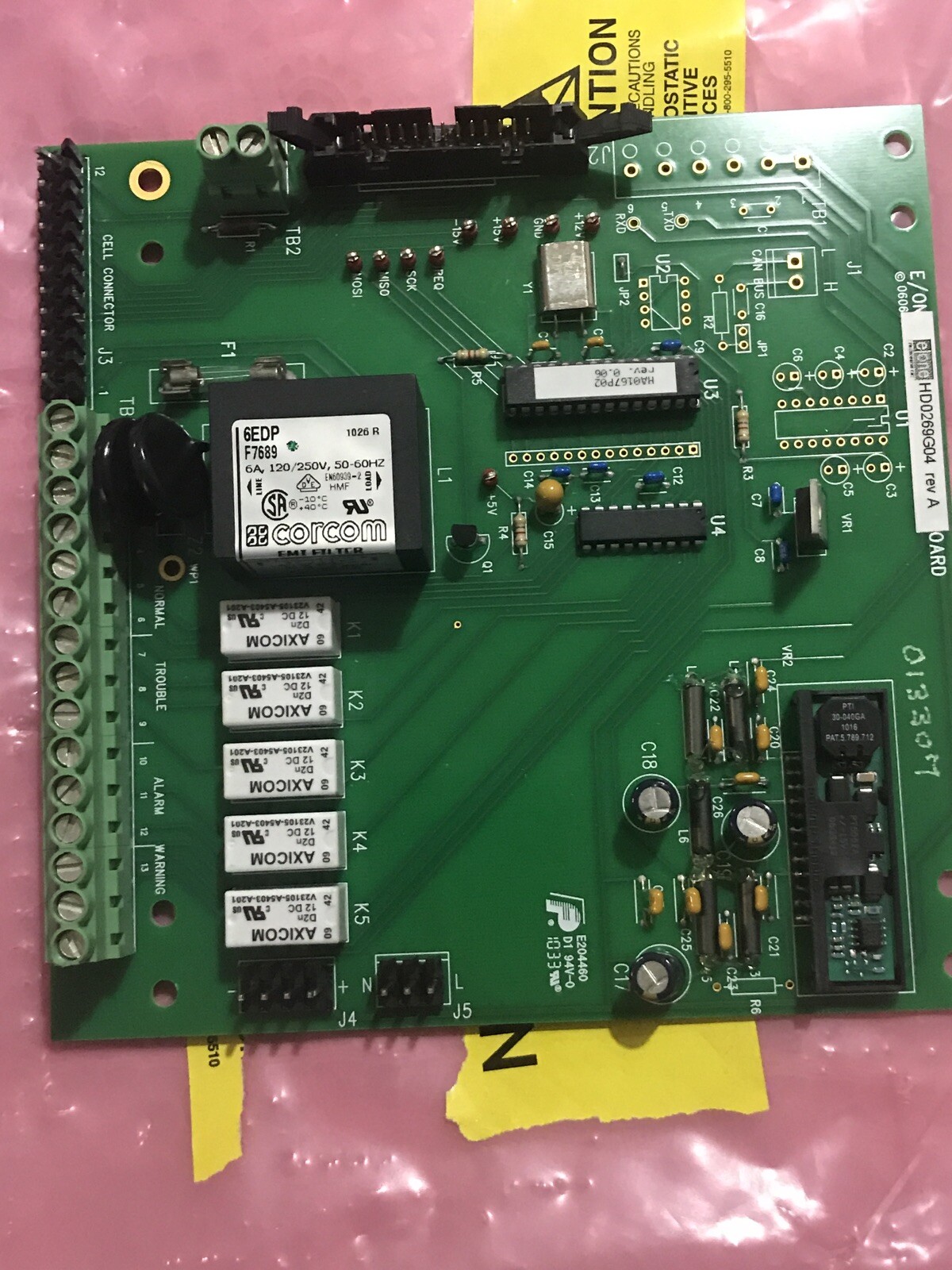 Environment One HD0269G04 Rev A Terminal I/O Board Eone PC Board | eBay