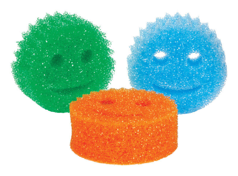 NEW! SCRUB DADDY Polymer Foam Scratch Free Sponge 3-Pack SDC3PK | eBay