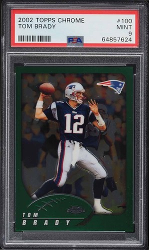 2002 Topps Chrome Tom Brady #100 PSA 9 MINT | eBay