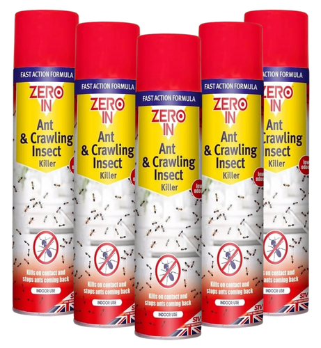 Ant & Crawling Insect Killer Spray Fast Acting Indoor Outdoor STV 300ml ...