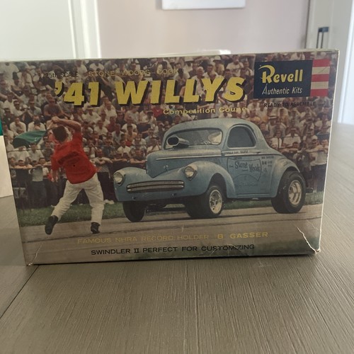 Revell Stone-Woods-Cook '41 Willys Competition Coupe Model Car Kit ...