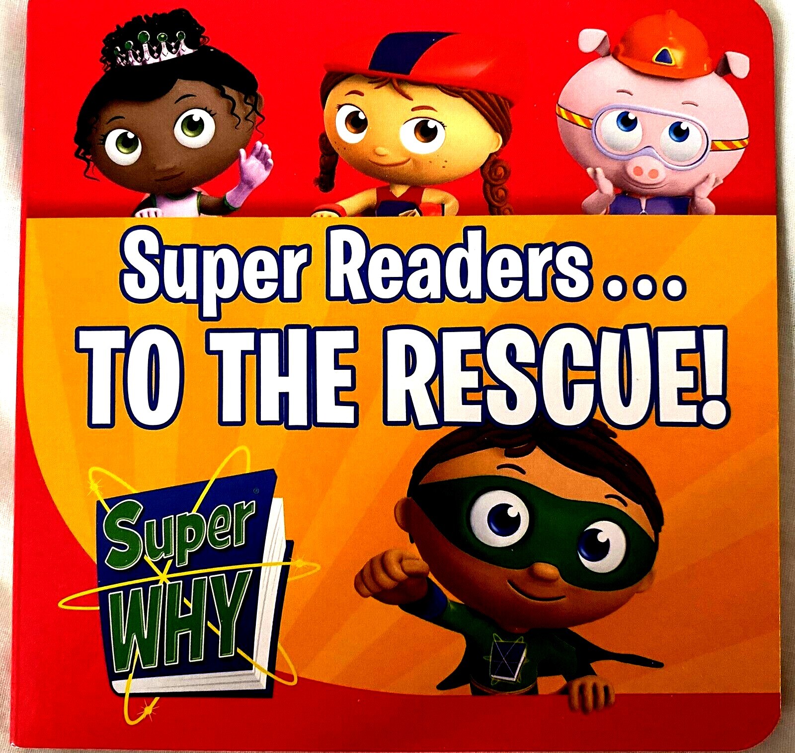 Super Why Alpha Pig's Adventure & Super Readers Mini Board Books CHOICE ...