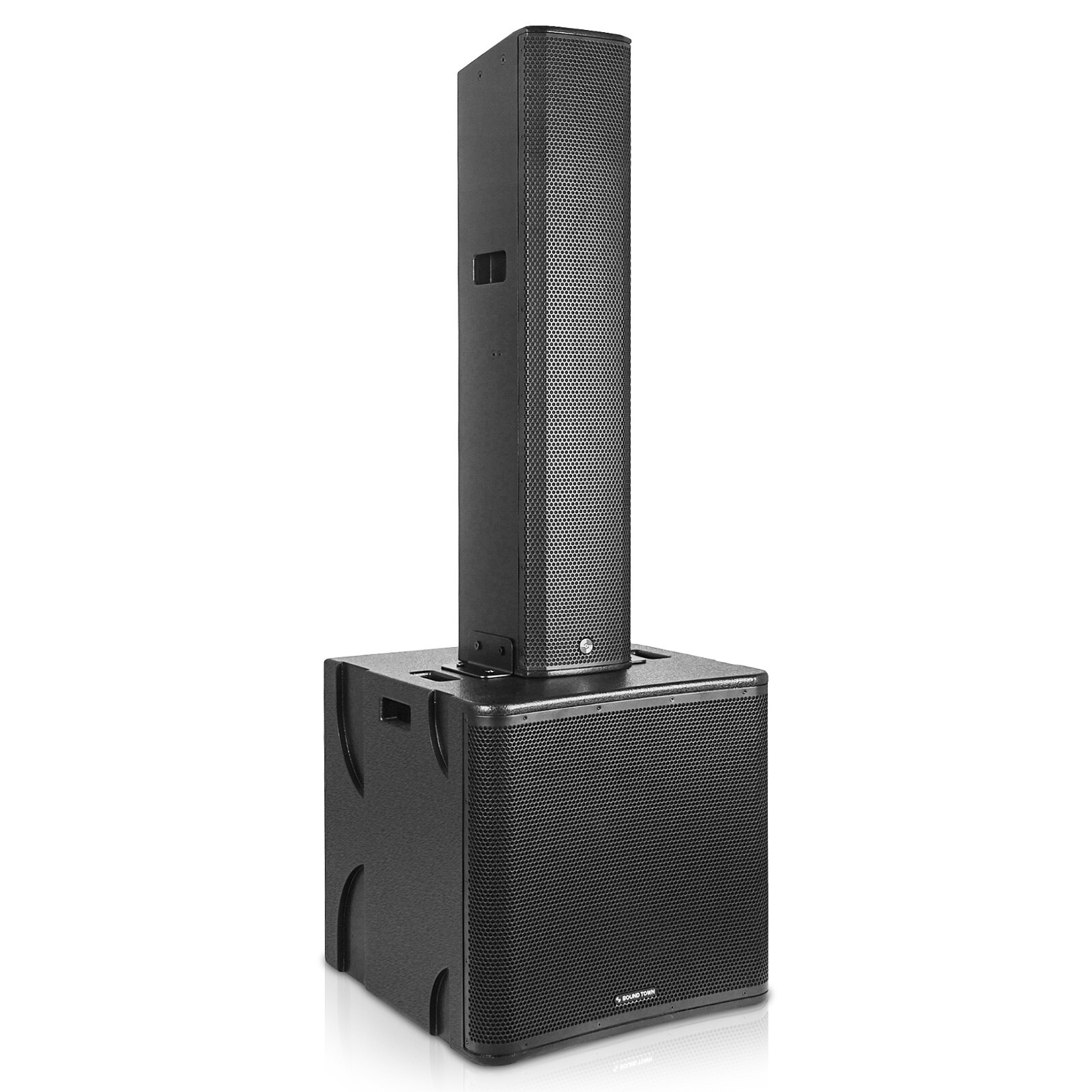 Sound Town Power Column Line Array System, 1 x 18" Sub, 1 x Column (PS ...