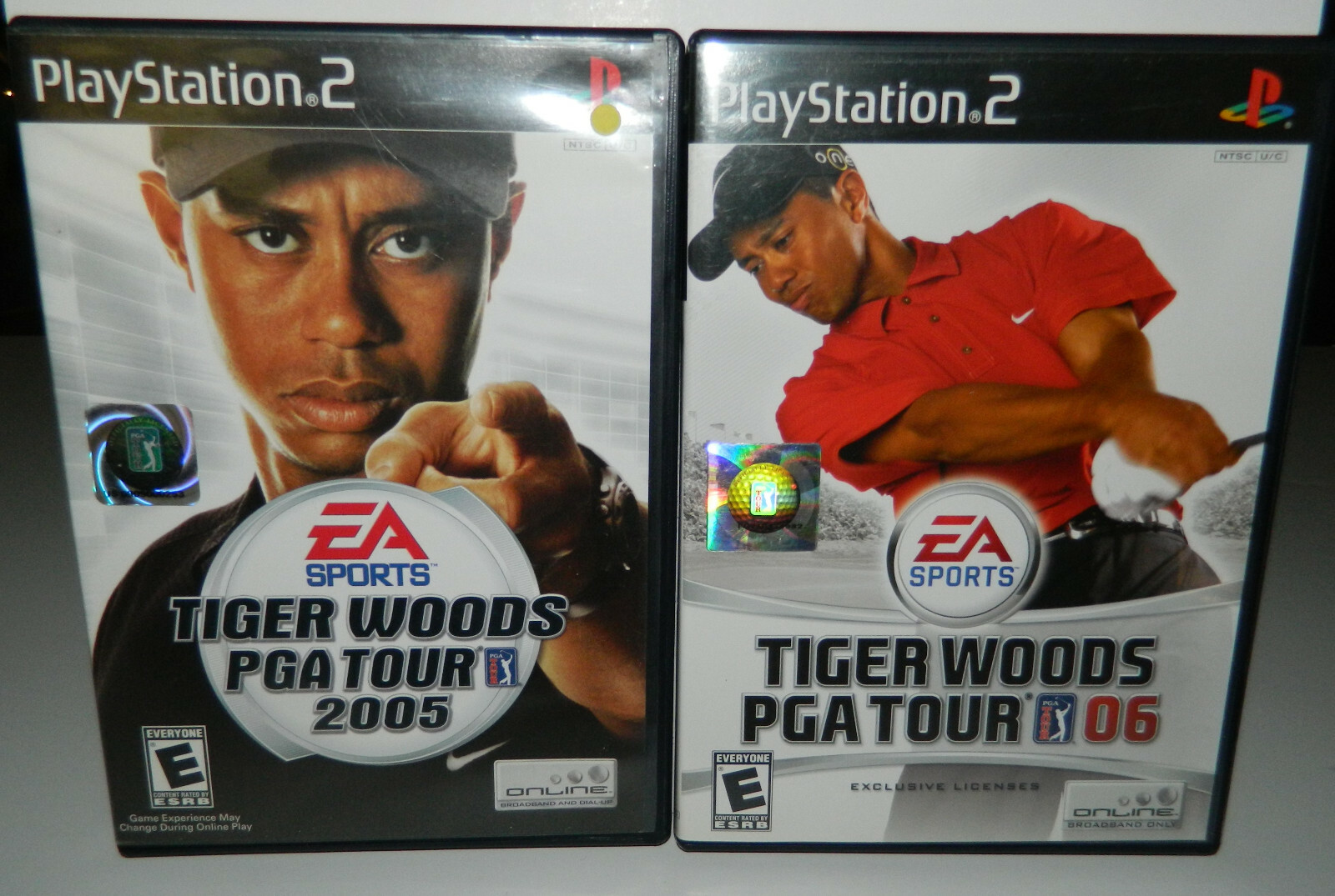 Sony Playstation 2 PS2 EA SPORTS Tiger Woods PGA TOUR 2005 2006 Games ...