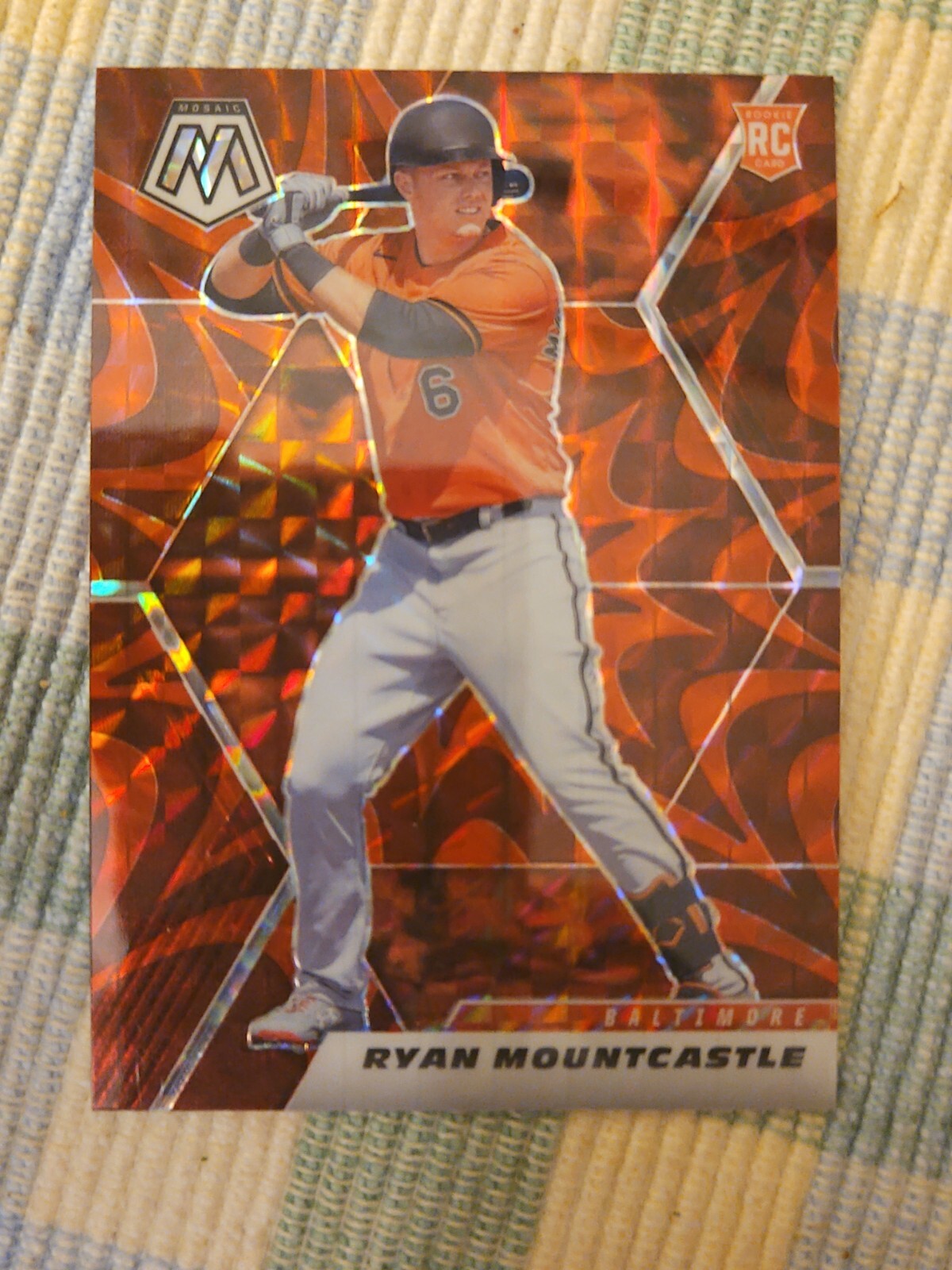 Ryan Mountcastle 2021 Panini Mosaic Baseball Rookie Card Red Prizm #245 ...