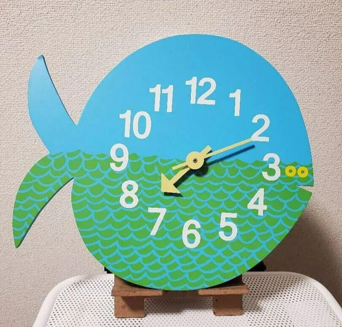George Nelson Zoo Timers Wall Clock Fish - used | eBay