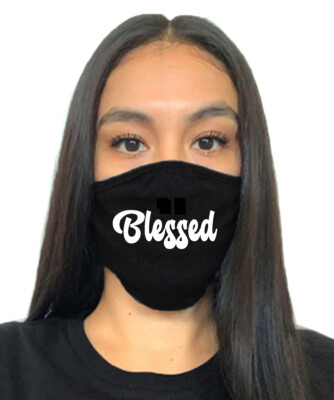 Blessed Cotton Face Mask USA Made QUICK SHIPPING | eBay
