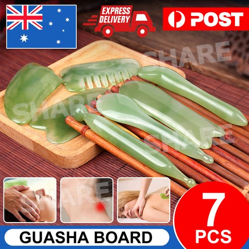 For Guasha Body Scraping Facial Face Thin Massager Tool Sets Gua Sha ...