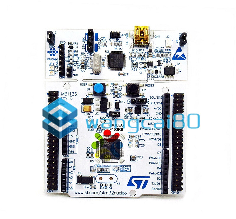 1PCS New NUCLEO-F103RB STM32 Core Development Board STM32 STM32F103RBT6 ...