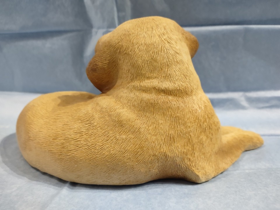 Vintage Yellow Lab Labrador Retriever 1984 Sandicast Dog Figurine ...