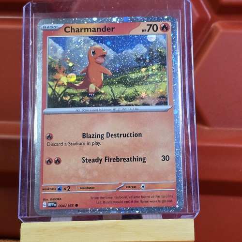 Charmander 004/165 Cosmos Holo Promo Pokemon Charizard Super Premium ...