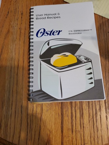 Manual 76 pages Oster 2 lb. EXPRESSBAKE Bread Maker Machine Owner ...