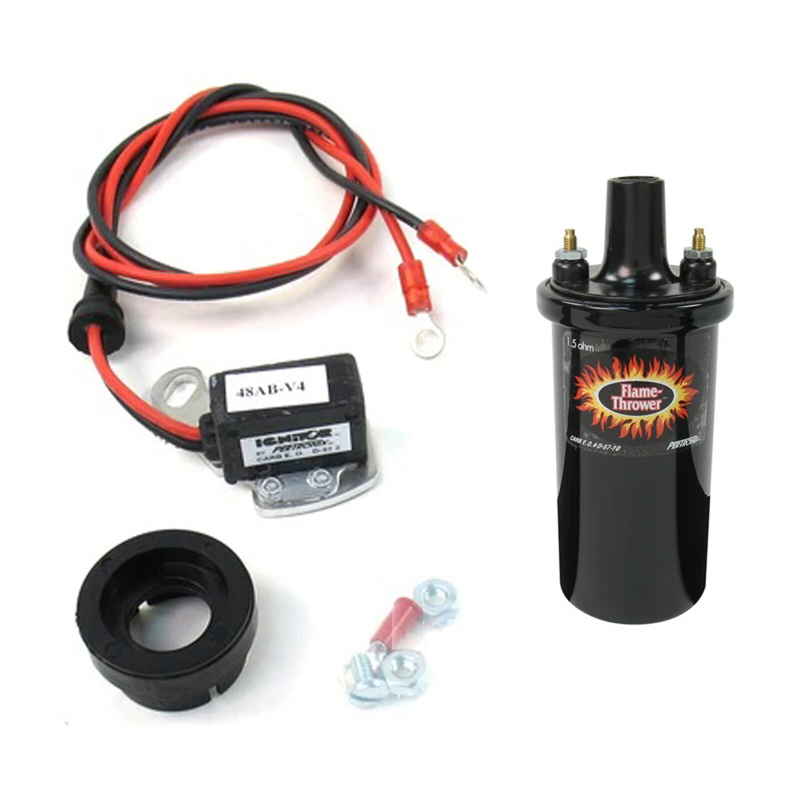 Pertronix 1281 40011 Ignitor Coil Ford 8 Cyl Distributor V8 Conversion ...