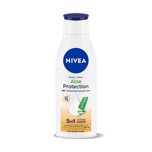 NIVEA Aloe Protection Body Lotion 200 ml SPF 15 Aloe Vera Extracts All ...