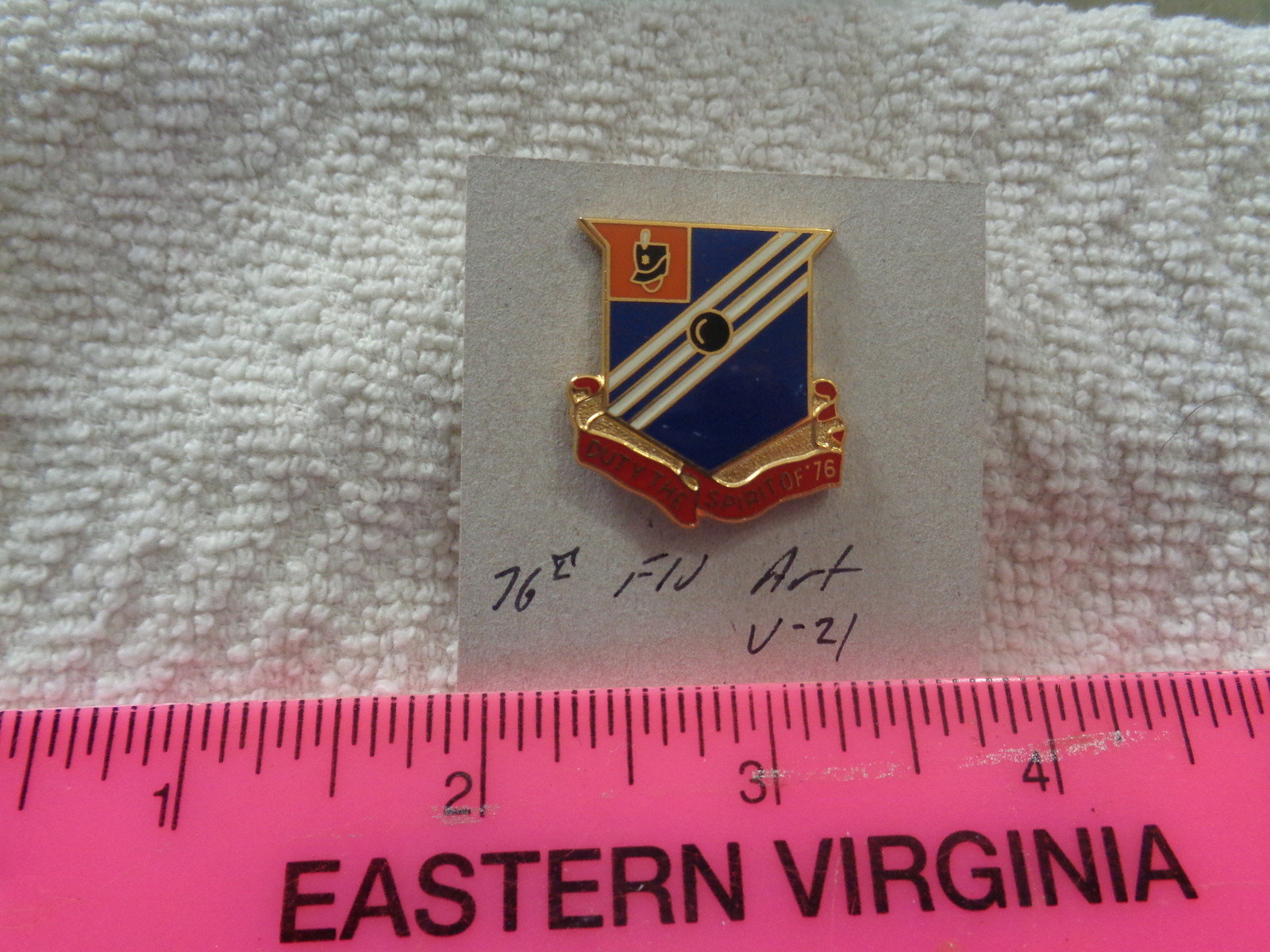 76th Field Artillery V-21 Unit Crest, DI, DUI (DRAW#K2) | eBay