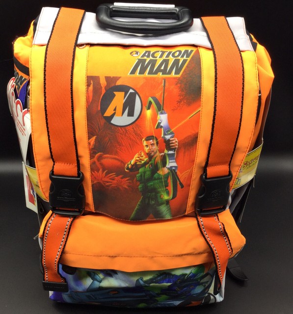 RARE OFFICIAL 2000 HASBRO ACTION MAN BACKPACK # NEW OLD STOCK WITH TAGS ...