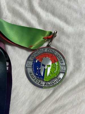 Spartan Kids Race Trifecta Medal 2018 | eBay