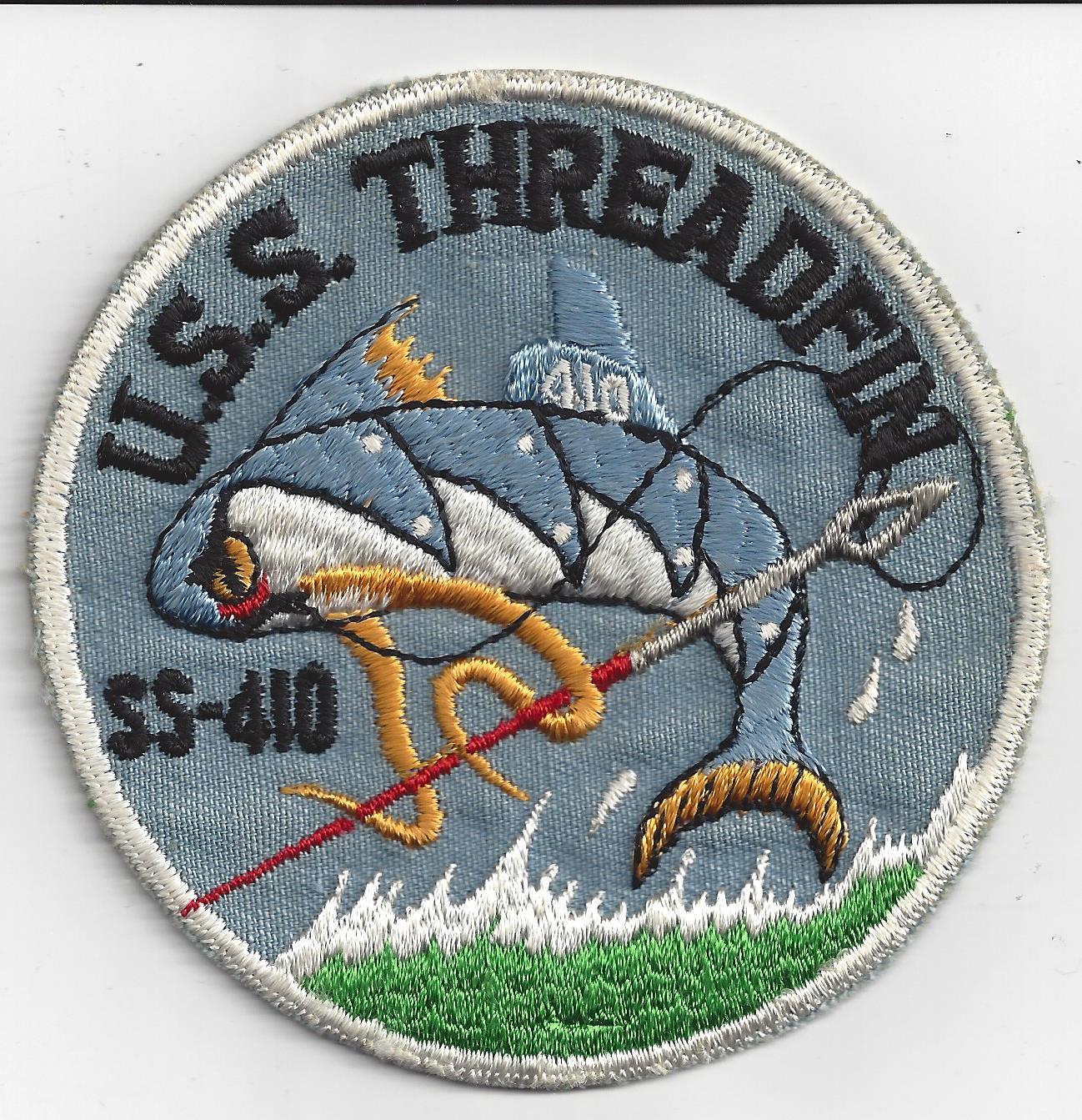 USS Threadfin SS 410 Patch - BCP Cat No. C7244 | eBay