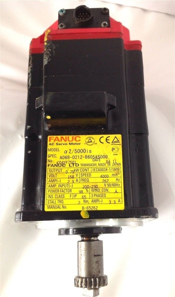 1Pcs Used Fanuc A06B-0212-B605#S000 Servo Motor cz | eBay
