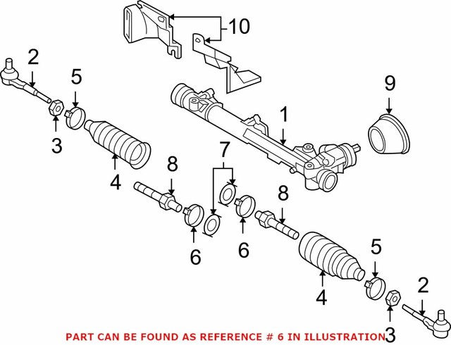 Audi OEM 13-16 A5 Quattro Steering Gear-boot Clamp N10434401 for sale ...